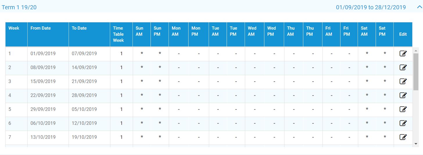 How to Edit Academic Days – Bromcom – Documentation Centre