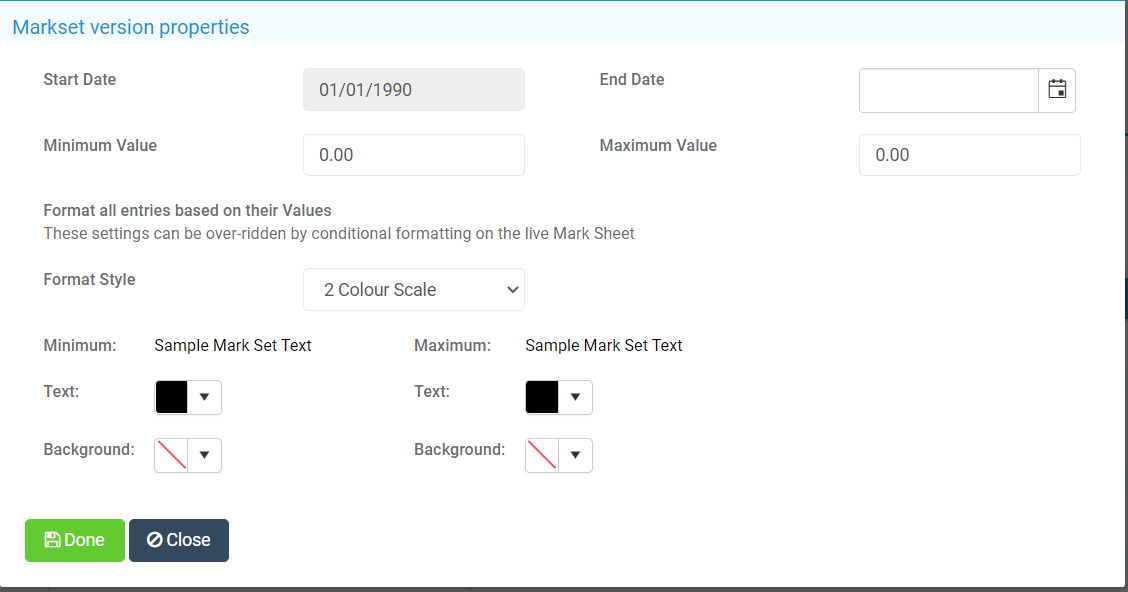 How to Create Mark Sets – Bromcom – Documentation Centre