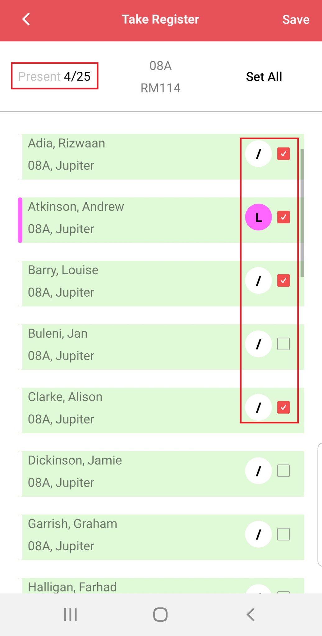 How To Take a Register using the Teacher App – Bromcom – Documentation ...
