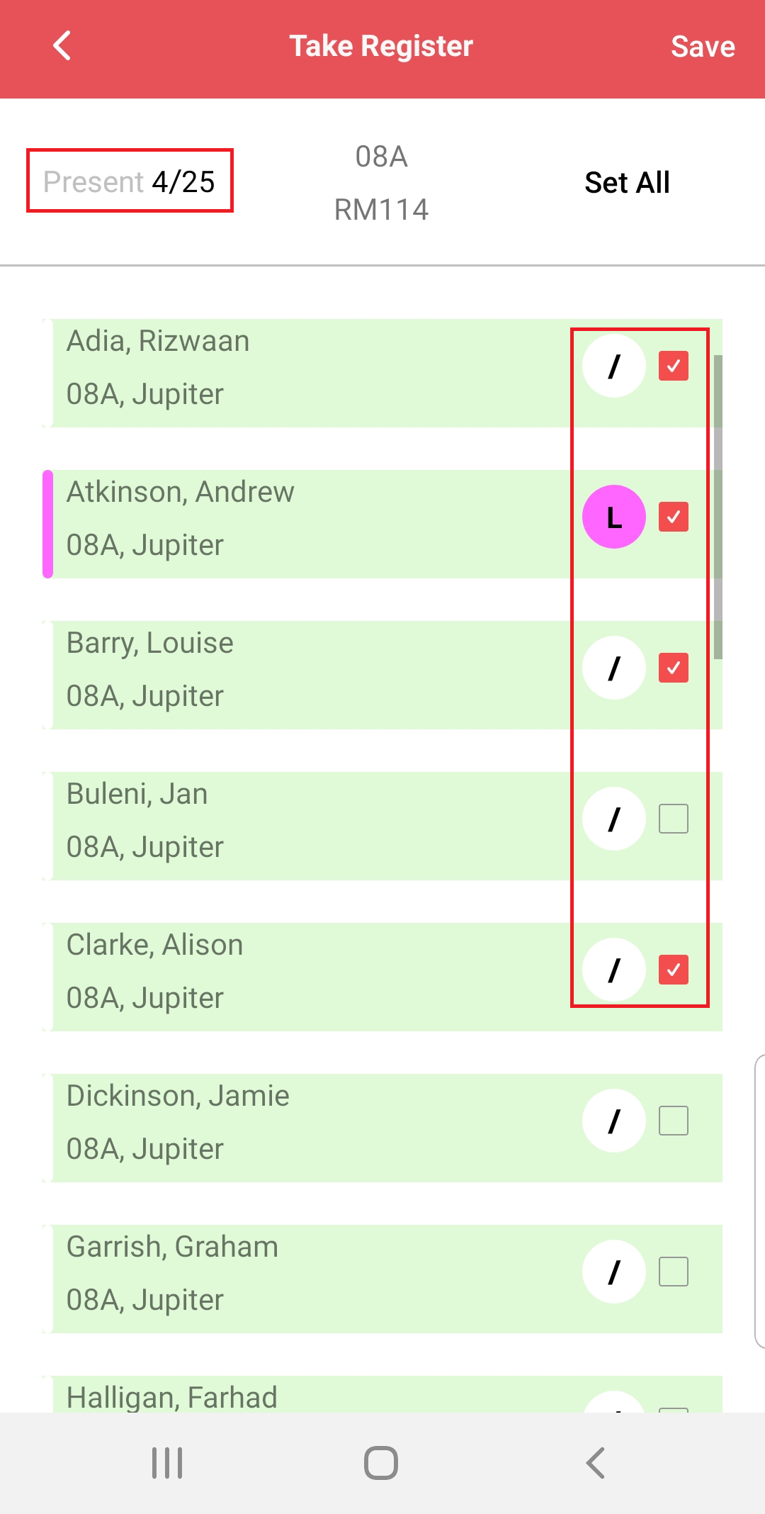 How To Take a Register using the Teacher App – Bromcom – Documentation ...