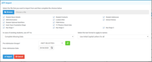 How to Add Pre-Admission Students using ATF and CTF Imports – Bromcom ...