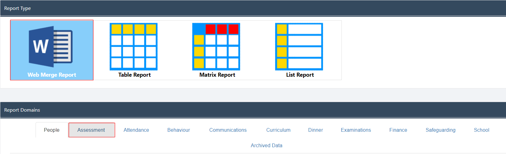 How to use Adhoc Reports to Create a Web Merge Report for Assessment ...