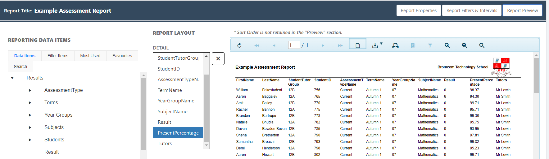 How to use Adhoc Reports to Create a Web Merge Report for Assessment – Bromcom – Documentation ...