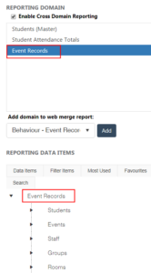 How to use Cross Domain Reporting – Bromcom – Documentation Centre