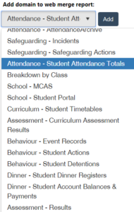 How to use Cross Domain Reporting – Bromcom – Documentation Centre