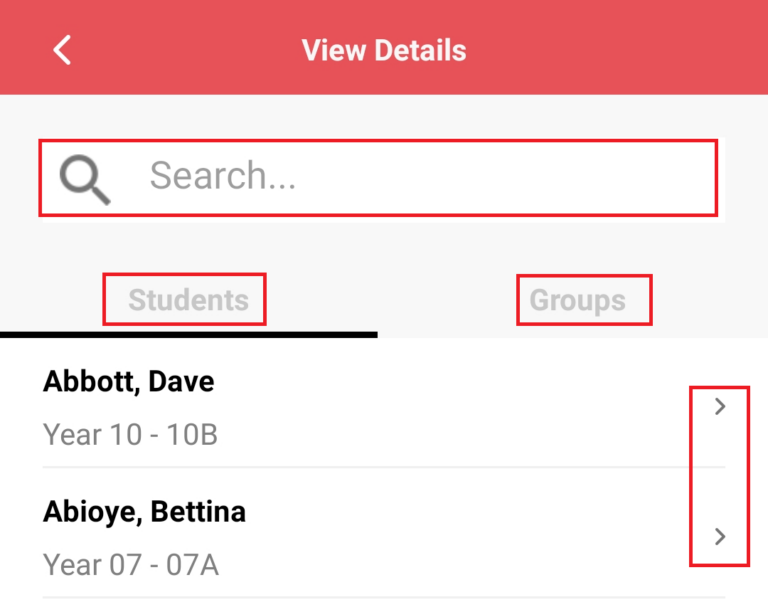 How To View Student or Group Details using the Teacher App – Bromcom ...