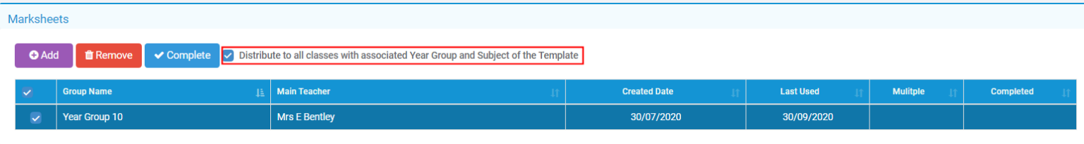 How to Create an Assessment Sheet – Bromcom – Documentation Centre