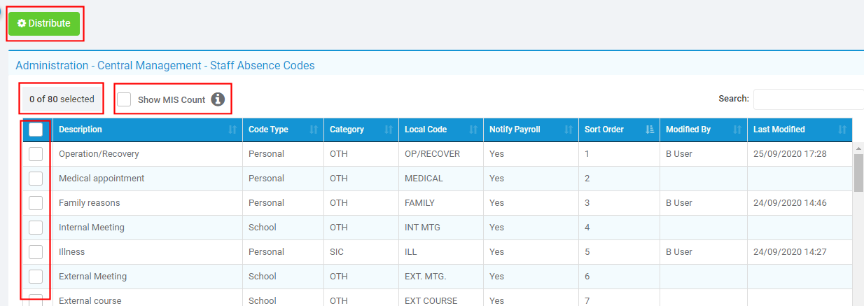 How To Distribute Staff Absence Codes – Bromcom