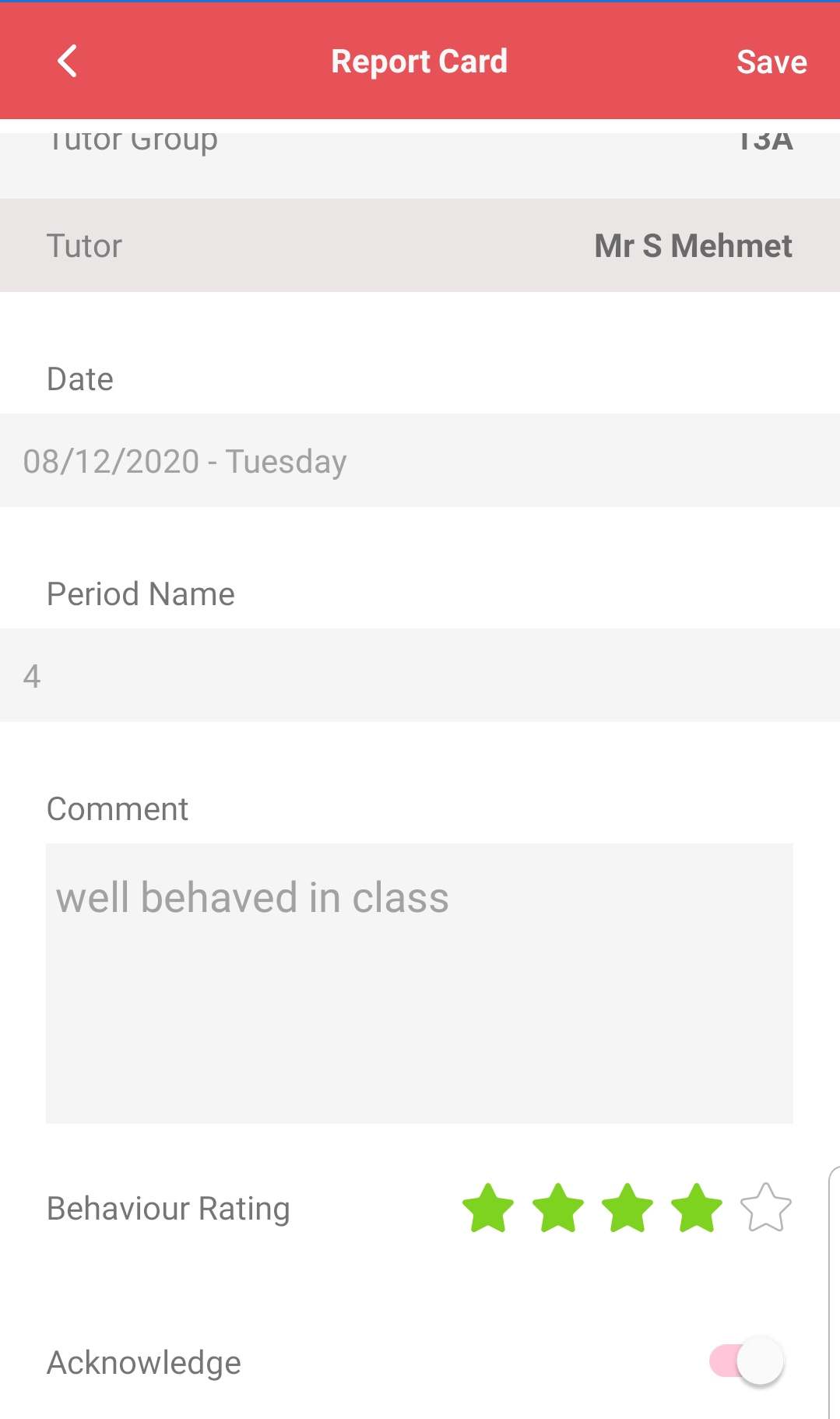 How To use the Report Card using the Teacher App – Bromcom – Documentation Centre
