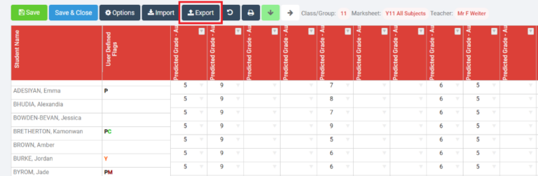 How to Import Assessment Data Using a Marksheet – Bromcom – Documentation Centre