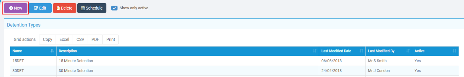 How to Create a New Detention Type – Bromcom