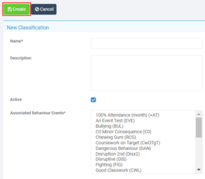 How To Create Behaviour Event Classifications – Bromcom