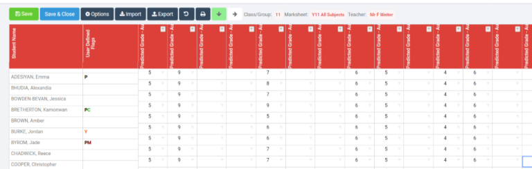 How to Import Assessment Data Using a Marksheet – Bromcom – Documentation Centre