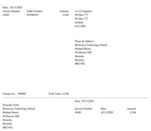 How to complete a Cheque Run including setting up Cheque Definition ...