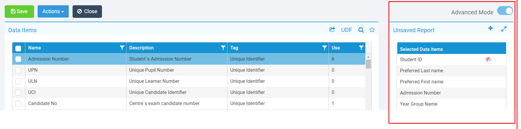 How to Create a Quick Report – Bromcom – Documentation Centre