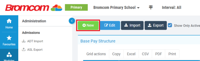 How to Create/Edit and Update Base Pay Structures – Bromcom ...