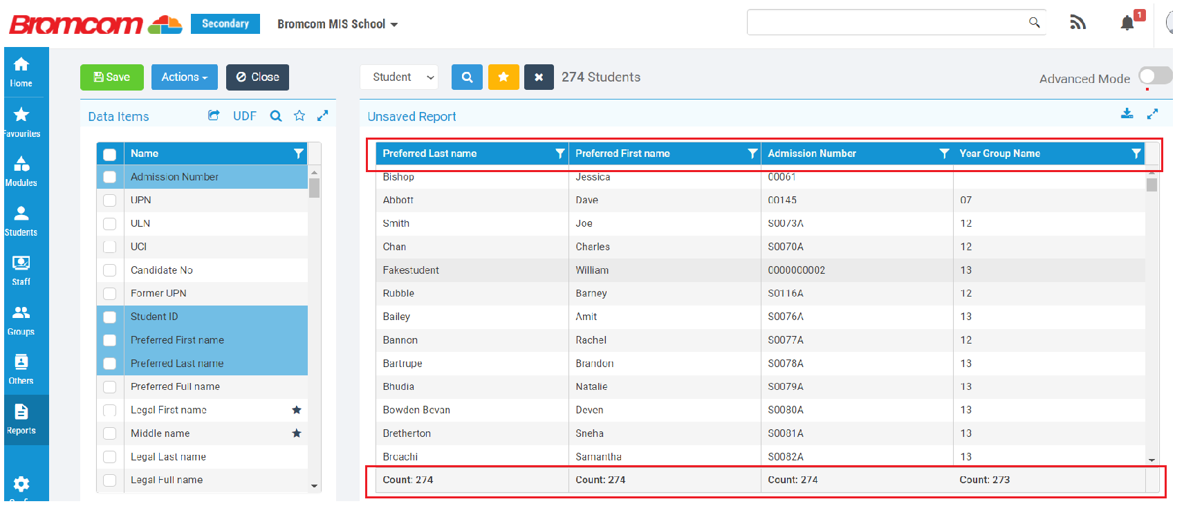 How to Create a Quick Report – Bromcom