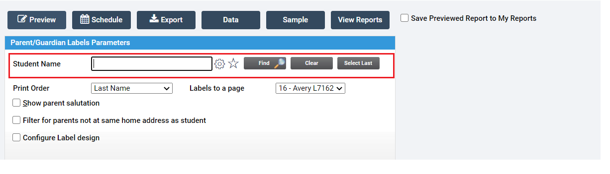 How to produce Parent/Carer Labels – Bromcom – Documentation Centre
