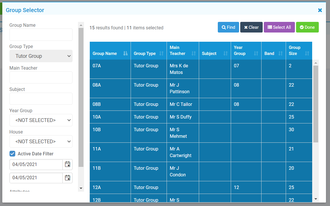 How to Promote Tutor Groups – Bromcom – Documentation Centre