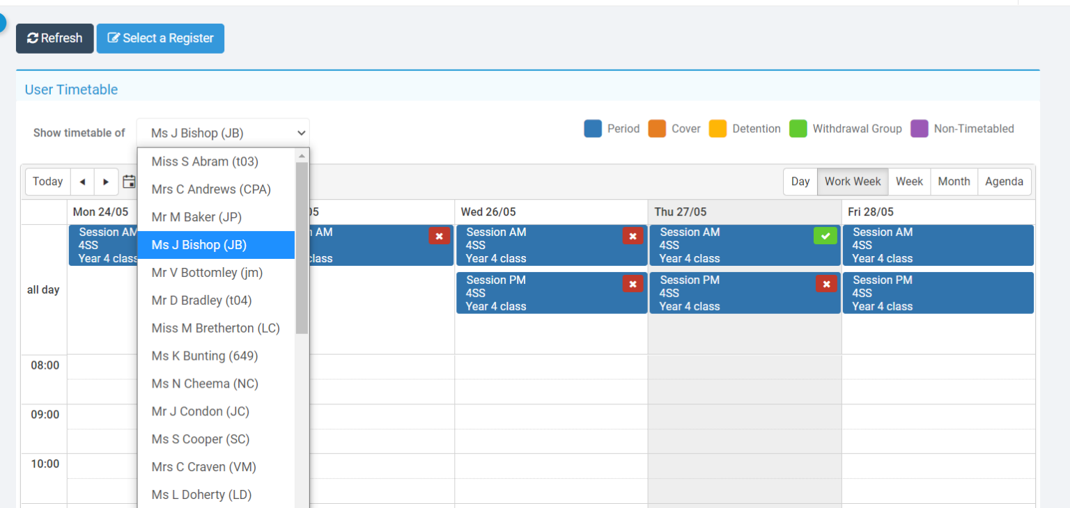How to take a Primary Register – Bromcom – Documentation Centre