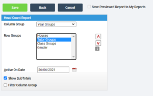How to Run the Head Count Report – Bromcom – Documentation Centre