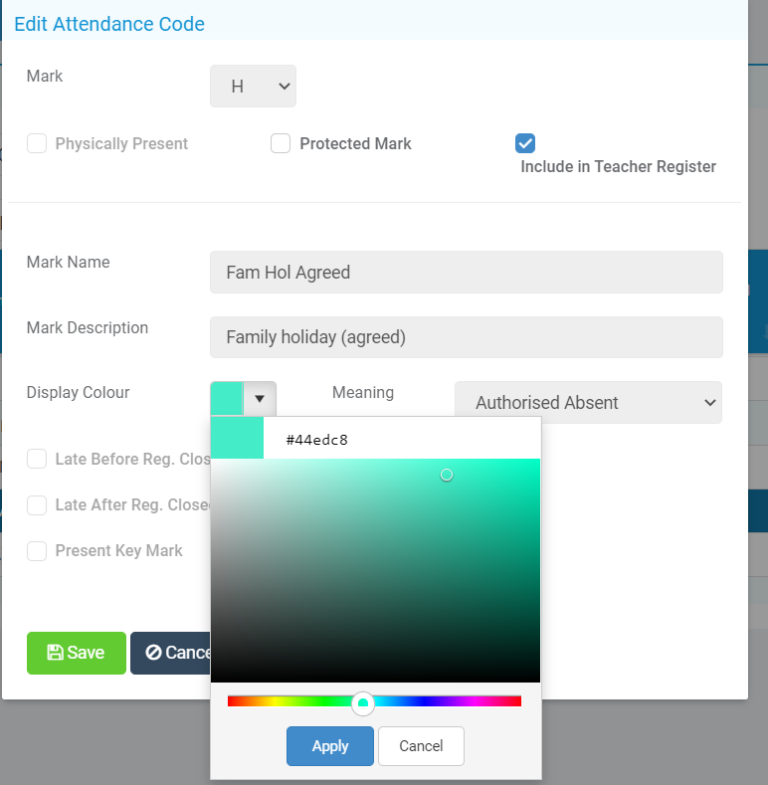 How to Create and Manage Attendance Codes/Marks – Bromcom ...
