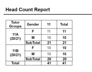 How to Run the Head Count Report – Bromcom – Documentation Centre