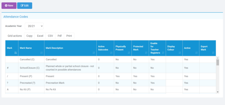 How to Create and Manage Attendance Codes/Marks – Bromcom ...