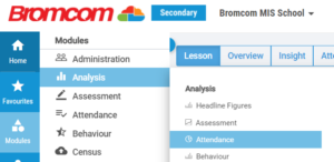 How to Setup Analysis for Attendance – Bromcom