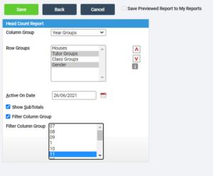 How to Run the Head Count Report – Bromcom – Documentation Centre