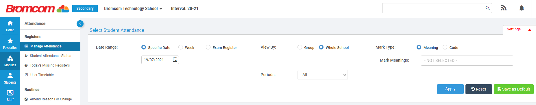 How to Manage Attendance – Bromcom