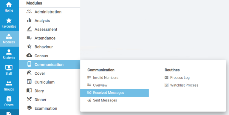 How to Manage Received Messages – Bromcom – Documentation Centre