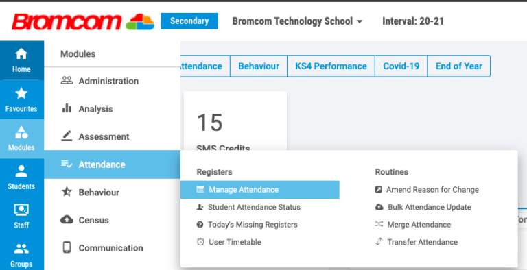 How to Manage Attendance – Bromcom