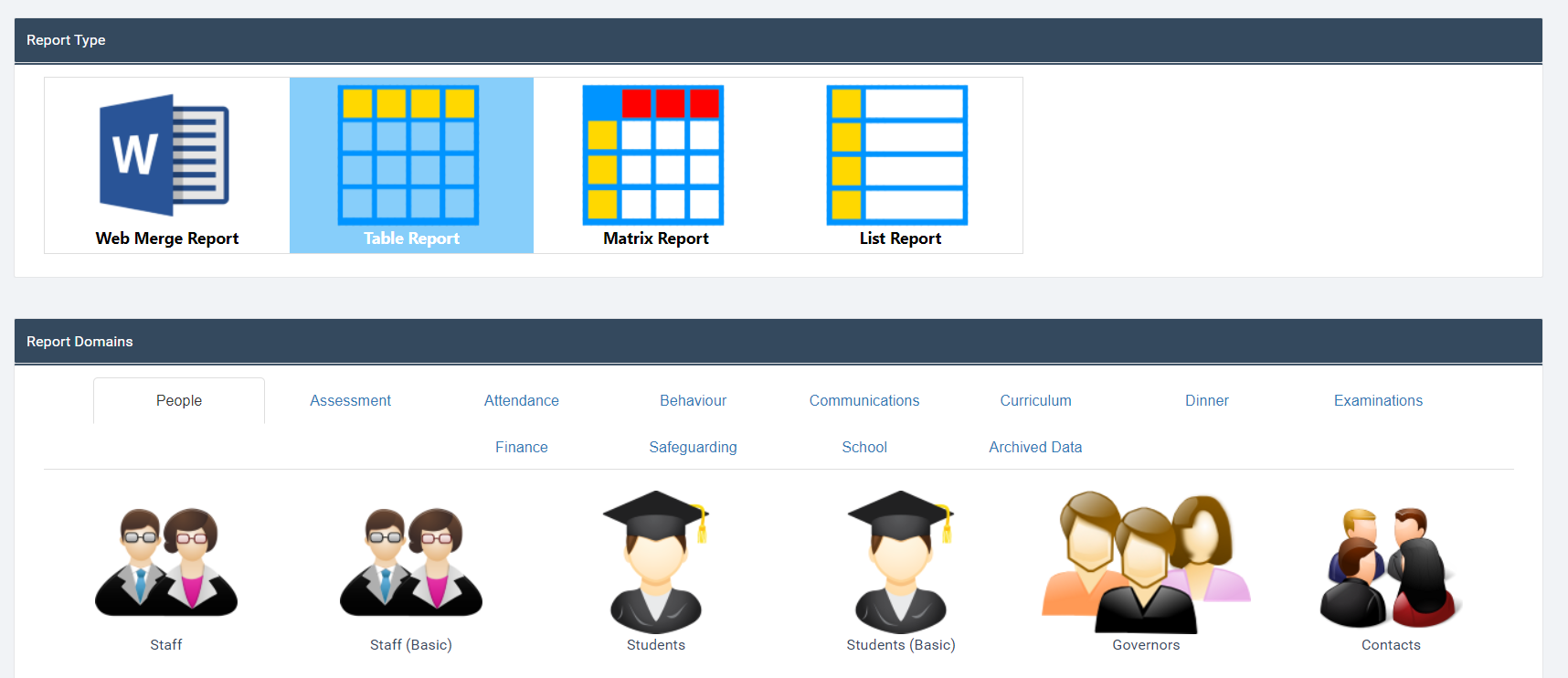How to Create a Table Report – Bromcom – Documentation Centre