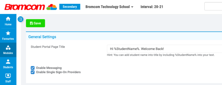 How to enable Magic Link for the Student Portal – Bromcom ...