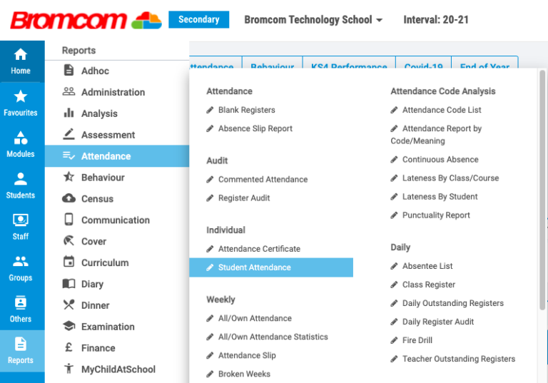 How to Schedule a Report via Email – Bromcom – Documentation Centre