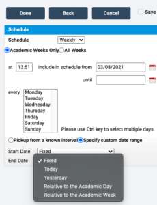 How to Schedule a Report via Email – Bromcom – Documentation Centre