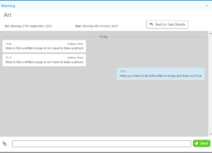 How to Send and Reply to Messages for Homework in Student Portal for a ...