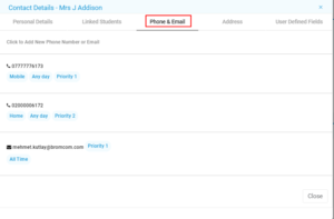 How to View the Student Details Profile Page – Bromcom – Documentation ...