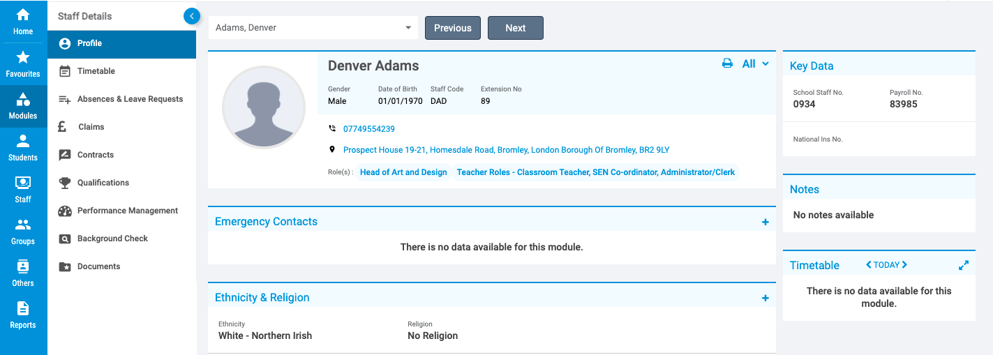 How to add NASENCO Qualification for SENCO Staff – Bromcom ...