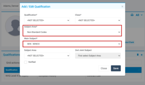 How to add NASENCO Qualification for SENCO Staff – Bromcom ...