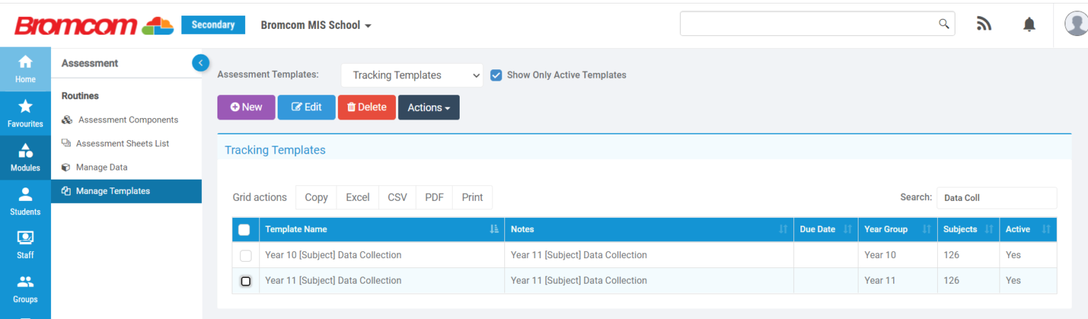 How to Lock an Assessment Sheet – Bromcom – Documentation Centre