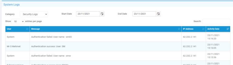 How to View the System Logs – Bromcom – Documentation Centre