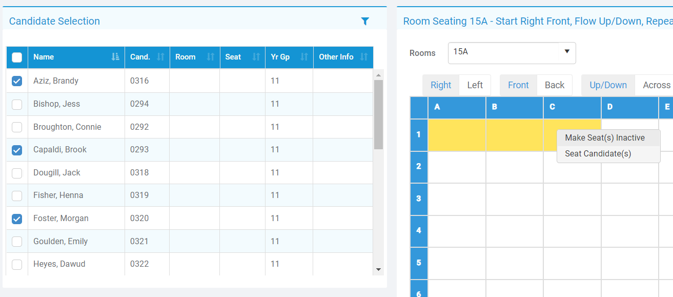 How to Add Exams Rooms/Seat Exam Candidates – Bromcom – Documentation ...