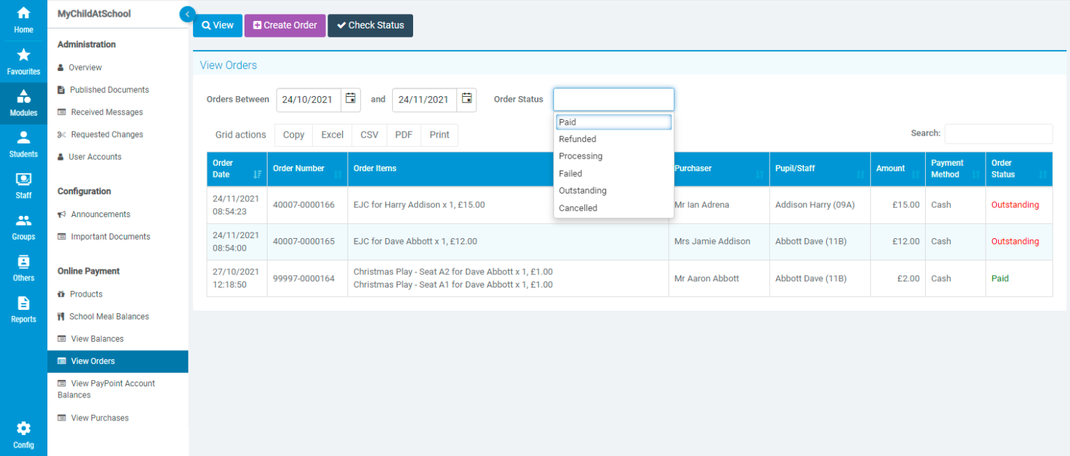 MyChildAtSchool (MCAS)Guide for Beginners – Bromcom – Documentation Centre