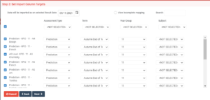 How to Import Assessment Data from a CSV – Bromcom – Documentation Centre