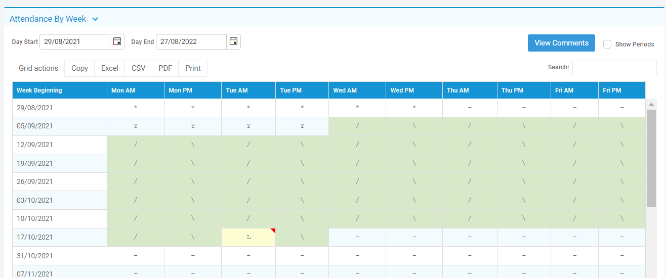 How to View the Student Details Attendance Page – Bromcom ...