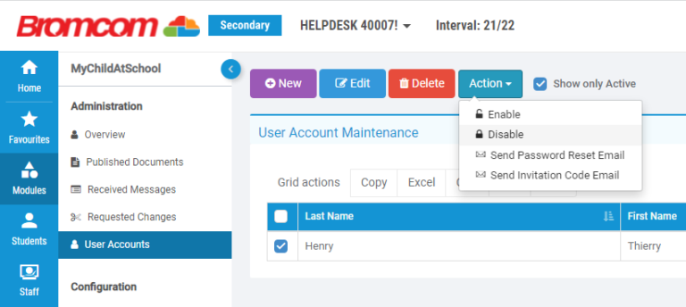 MyChildAtSchool (MCAS)Guide for Beginners – Bromcom – Documentation Centre