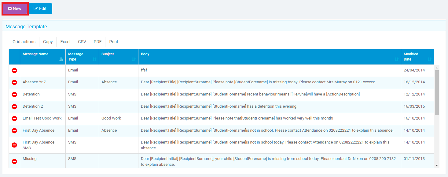 How to Create a Message Template (SMS or Email) – Bromcom
