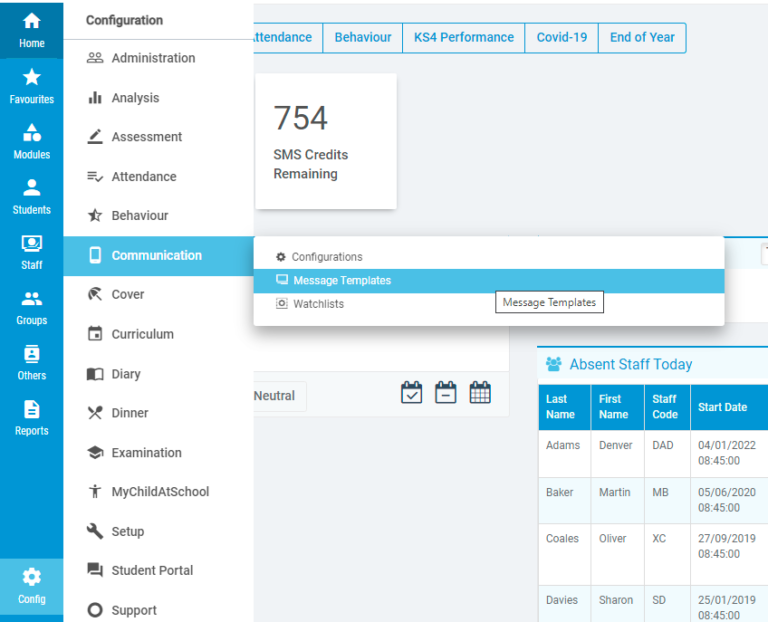 How to Create a Message Template (SMS or Email) – Bromcom